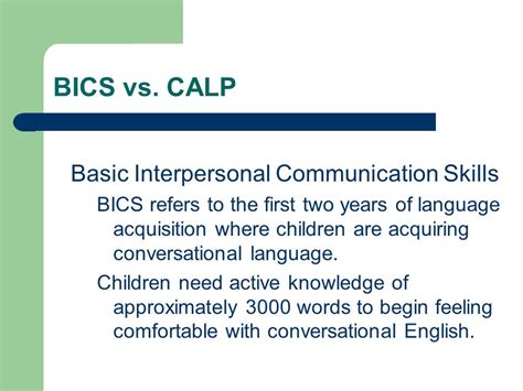 Basic Interpersonal Communication Skills Bics