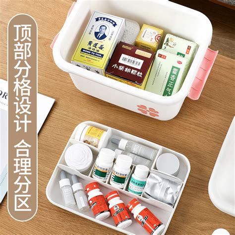 特大药箱医药箱家用大小号大容量医疗箱便携收纳盒急救药箱家庭装虎窝淘