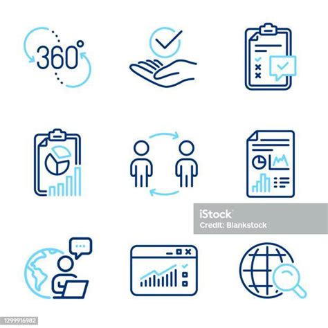 기술 아이콘이 설정됩니다 보고서 체크리스트 워크플로 표지판으로 아이콘이 포함되어 있습니다 벡터 0명에 대한 스톡 벡터 아트 및 기타 이미지 Istock