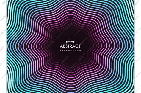 Abstract Colorful Line Neon Pattern Graphic By Impulse50 · Creative Fabrica