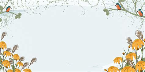 푸른 배경에 꽃 구성 테두리의 봄 배경 귀여운 식물 장식품 식물 잎 프레임 및 포스터를위한 복사 공간과 봄과 여름을위한 벡터