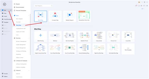 Microsoft Visio Mind Map