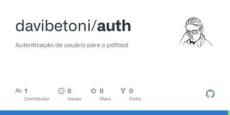 GitHub davibetoni auth Autenticação de usuário para o pdifood