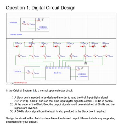 Solved Question Digital Circuit Design Original System In Chegg Com