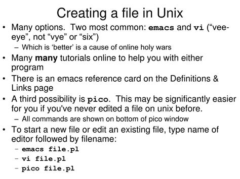 Ppt Intro To Unix Commands Powerpoint Presentation Free Download Id4764716