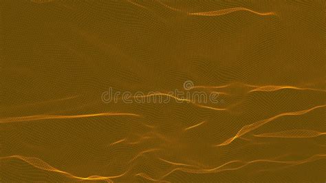 Abstract Digital Particle Wave Futuristic Dotted Wave Big Data