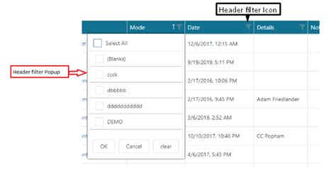 Adding A Custom Button Into Devextreme Header Filter Popup Webner Blog