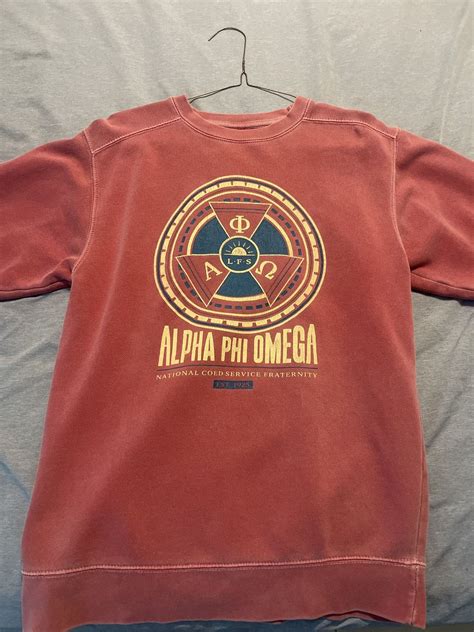 Comfort Colors Alpha Phi Omega Sweater Grailed