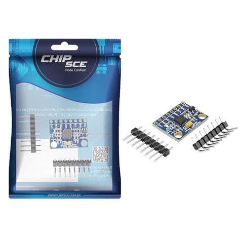 Acelerômetro Giroscópio 3 Eixos Mpu 6050 Gy 521 Ardu Rasp Leroy Merlin