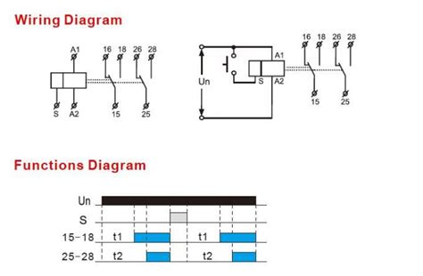 Rt8 2t Double Delay Time Relay Din Rail Four Knobs