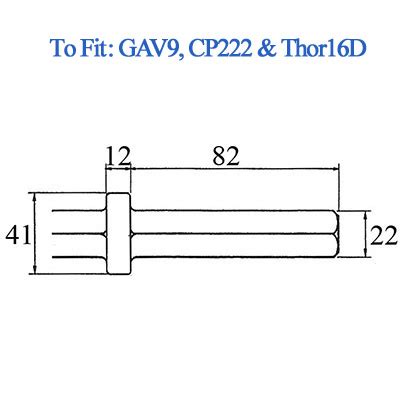 Hex Shank Chisel Walt Air Tools Plant Supplier