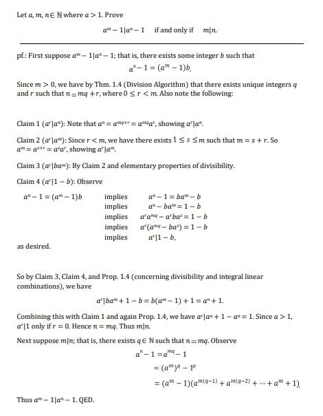 A Problem In Number Theory