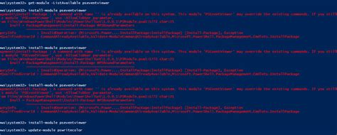 A Command With Name Is Already Available On This System This Module