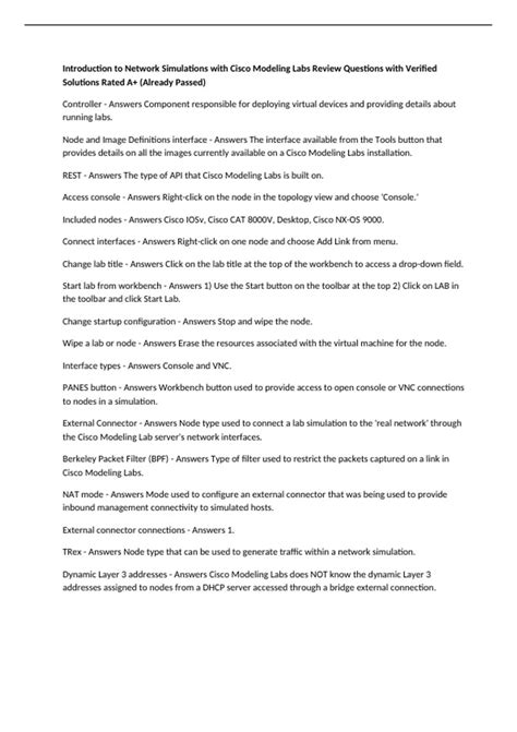 Introduction To Network Simulations With Cisco Modeling Labs Review