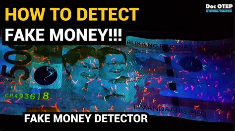 How To Detect FAKE MONEY Fake Money Detector With Portable Version