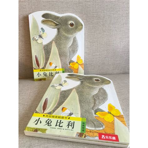 現貨全新 童書 繪本 故事書 小兔比利 超精美繪本 中英文 觸摸書 嬰幼兒推薦 蝦皮購物