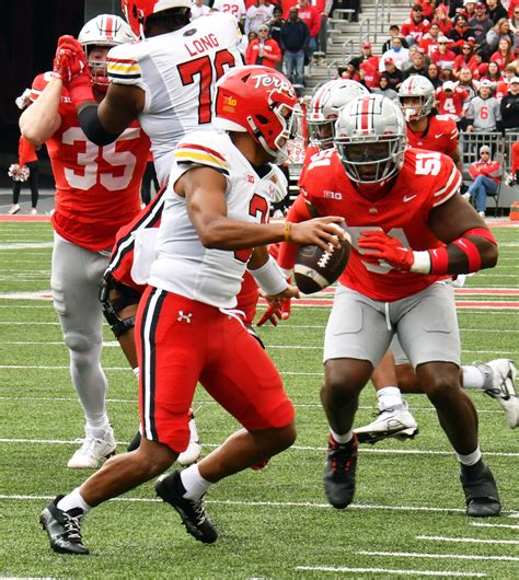 Former Ohio State Dt Mike Hall Jr Works Out At Ohio State Pro Day