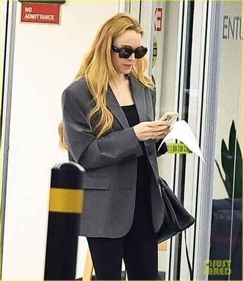 Lindsay Lohan Steps Out With Husband Bader Shammas During Day Off From
