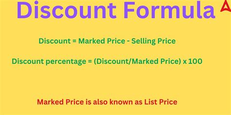 Discount Formula Check Loss Discount Percentage Formula