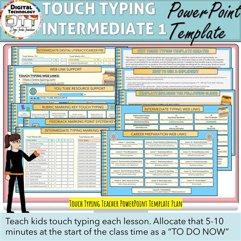 Touch Typing Intermediate Keyboarding Computer Lessons Babe Lesson Teacher Lesson