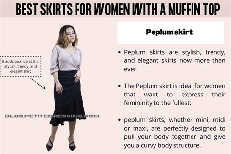 The Complete Skirt Guide For Women With A Muffin Top