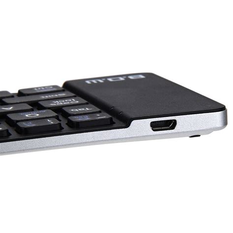 Bow Foldable Wireless Bluetooth Keyboard Black