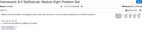 solved homework 8 2 mystatlab module eight problem set