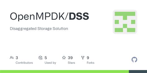 GitHub OpenMPDK DSS Disaggregated Storage Solution