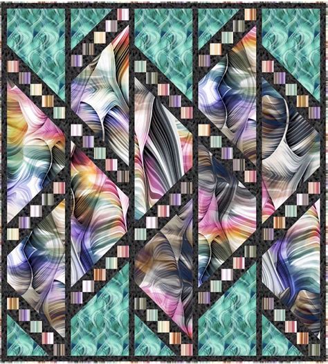 Twisted Motion Quilt Pattern Qt Fabrics Instructions Only Pine
