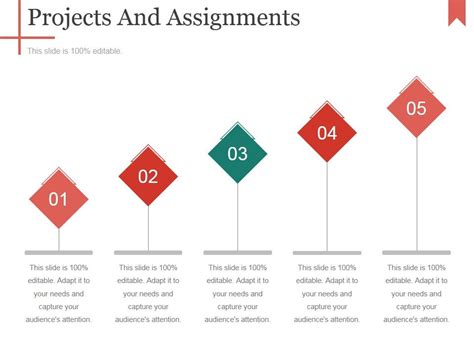 Projects And Assignments Template Ppt PowerPoint Presentation Gallery Gridlines