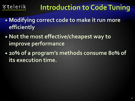 Ppt Code Tuning And Optimizations Powerpoint Presentation Free