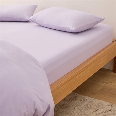 Miller Jersey Lilac Fitted Sheet Sheet Society