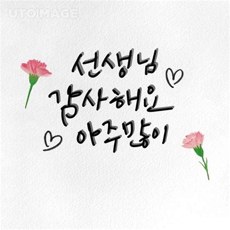 5월가정의달 감사어버이날캘리그래피일러스트카네이션 M210423 윤슬캘리그라피 일러스트 5월 가정의달 어버이날