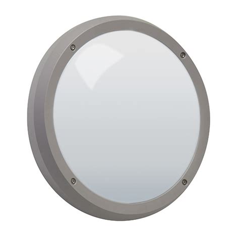Robus Vega 14w 4000k Grey Led Bulkhead With Emergency Backup Ukes