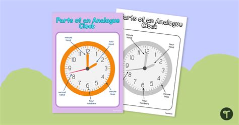 Digital And Analog Clock Anchor Chart At Charles Mcclelland Blog