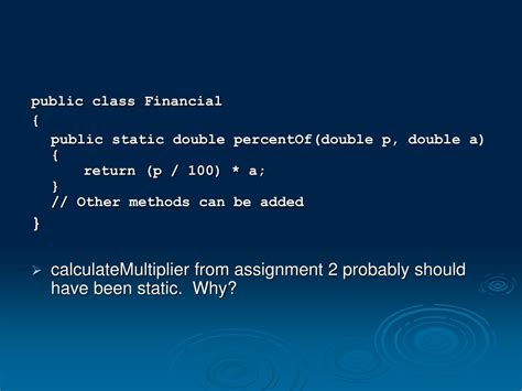 Ppt Chapter 9 Designing Classes Powerpoint Presentation Free