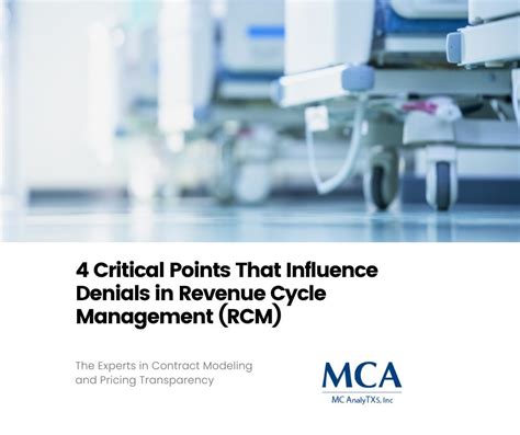 4 Critical Points That Influence Denials In Revenue Cycle Management