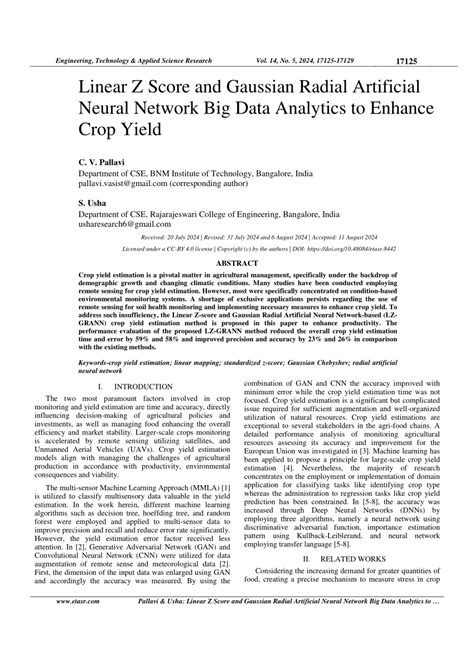 Pdf Linear Z Score And Gaussian Radial Artificial Neural Network Big Data Analytics To Enhance