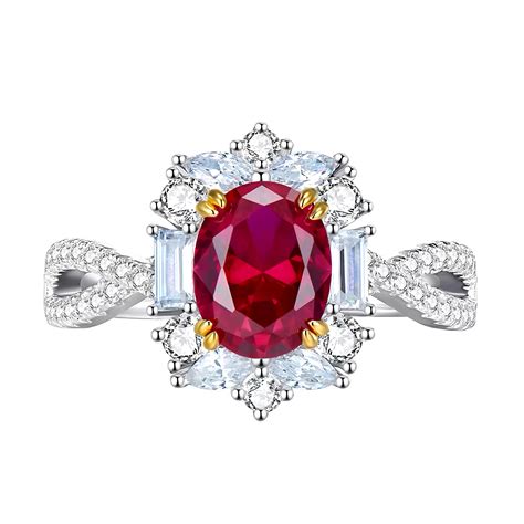 3ct Oval Ruby Ring Waylighting