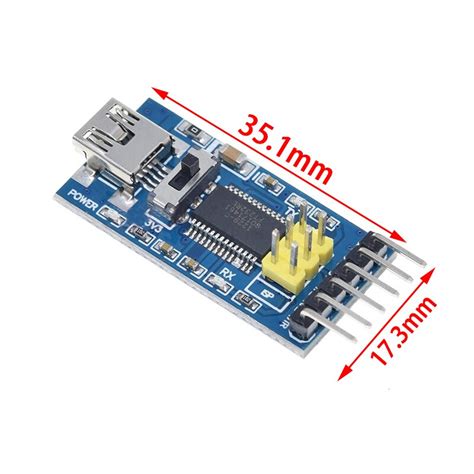 High Quality Ft232rl Ftdi Usb 33v 55v To Ttl Serial Adapter Module For Arduino Ft232 Pro Mini
