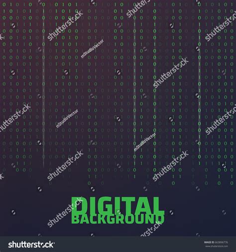 algorithm binary data code decryption encoding stock vector royalty