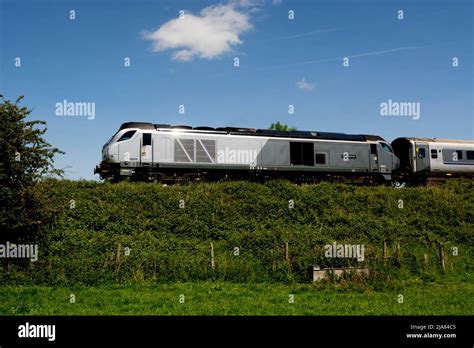 A Chiltern Railways Class 68 Diesel Locomotive No 68015 Kev Helmer Pulling A Mainline Service