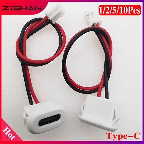 10pcs Usb 유형 C 커넥터 방수 여성 카드 버클 3a 고전류 빠른 충전 잭 포트 Usb C 충전기 플러그 소켓 Aliexpress