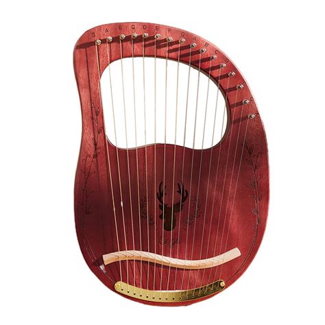 Lyre Harp 16 Strings Natural Lyra Harps 16 Metal S Vicedeal