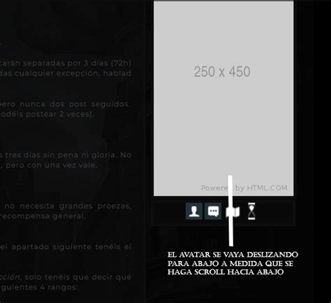 Bajar La Caja De Perfil Al Hacer Scroll En El Post