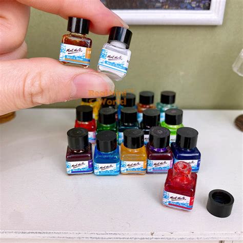 Miniature Real Calligraphy Functioning Miniature Shop Real Mini World