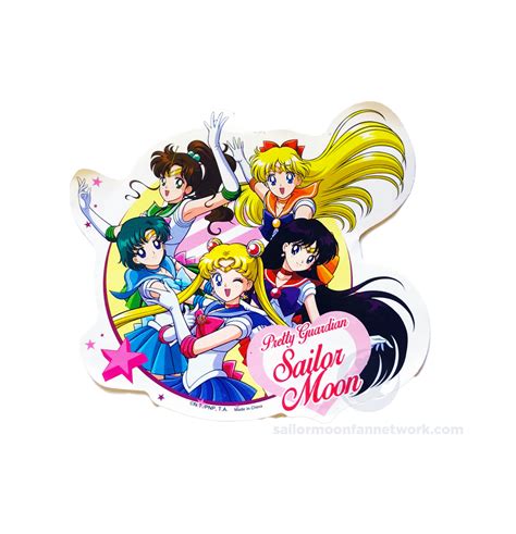 Hot Topic Pretty Guardian Sailor Moon R Group Sticker