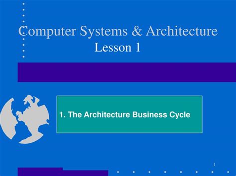 Ppt Computer Systems And Architecture Lesson 1 Powerpoint Presentation Id 4159486