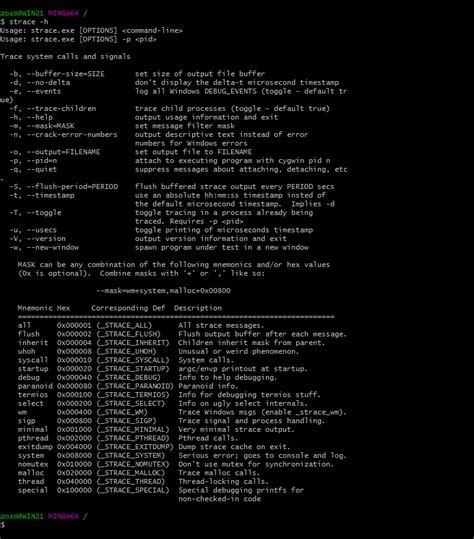 Strace Systrace For Windows Stack Overflow