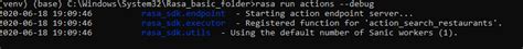 Rasa Run Actions Is Stuck Rasa Open Source 2024 12 09